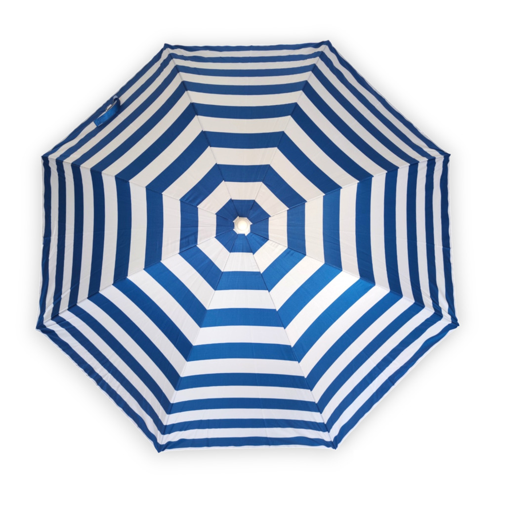 Sombrilla De Playa Pincho Benidorm Marinera 180cm - Azul/Blanco ...