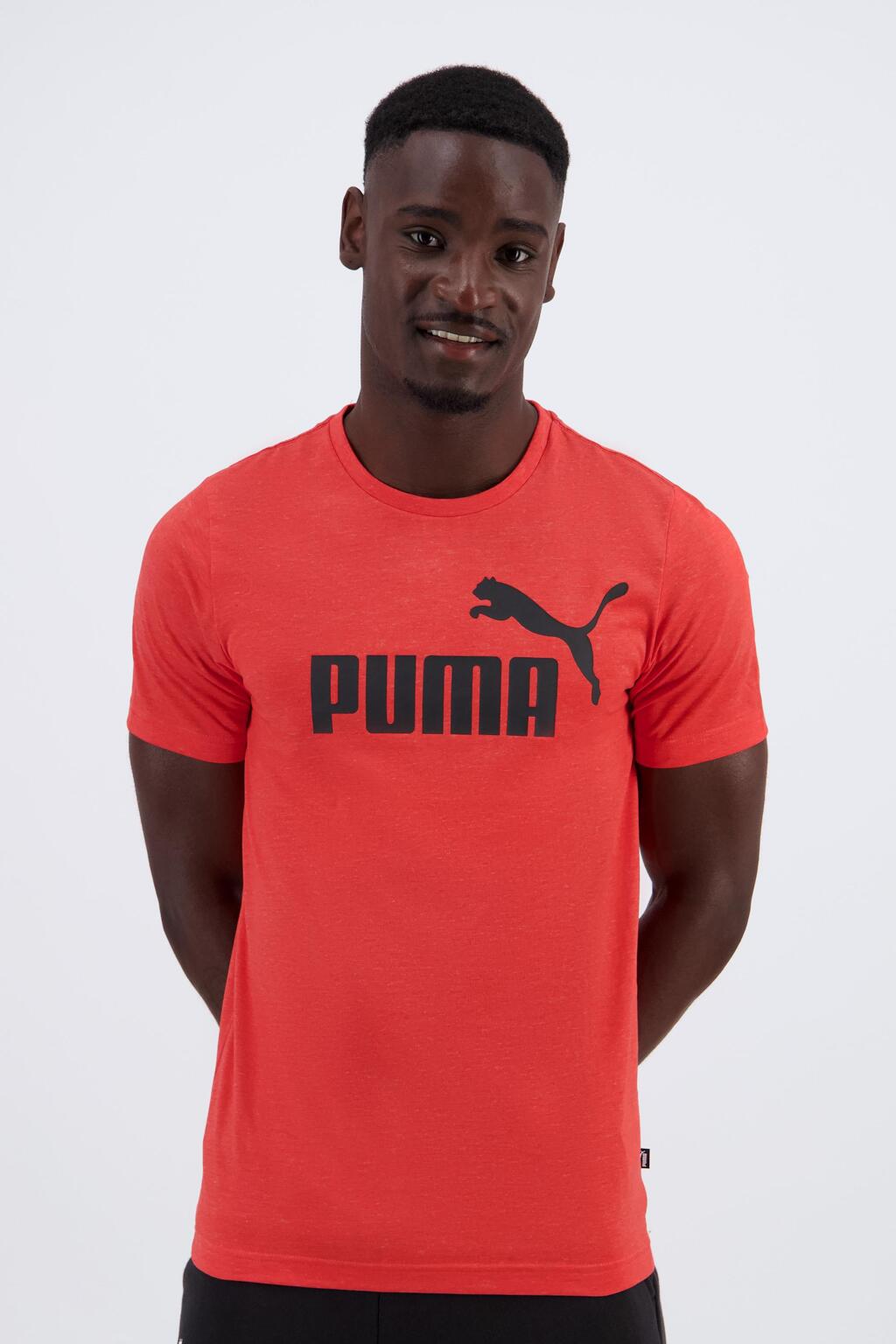 Puma Heather - Negro - Camiseta Hombre | Sprinter