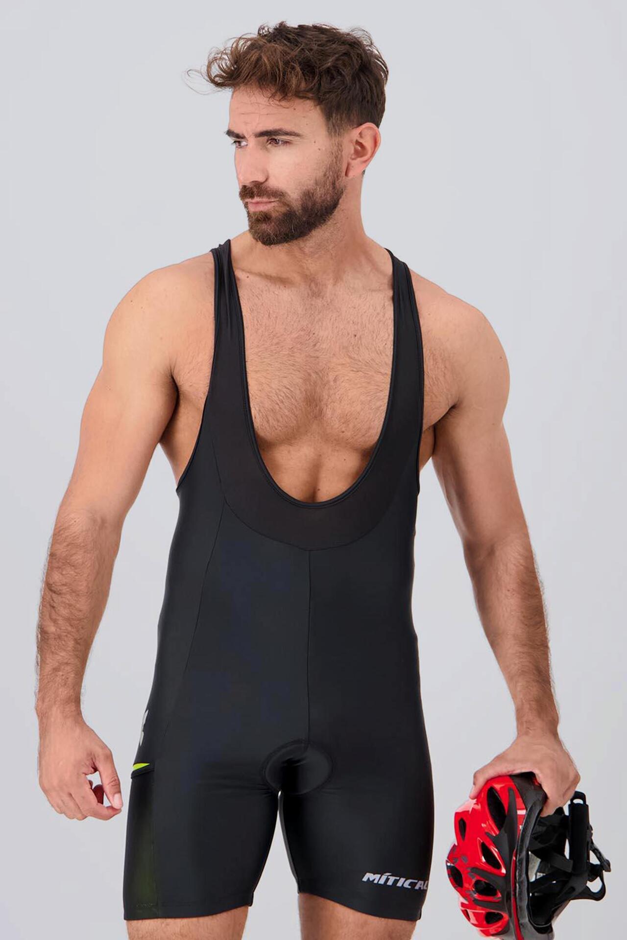 Mítical Plata - Negro - Culotte Ciclismo Hombre | Sprinter