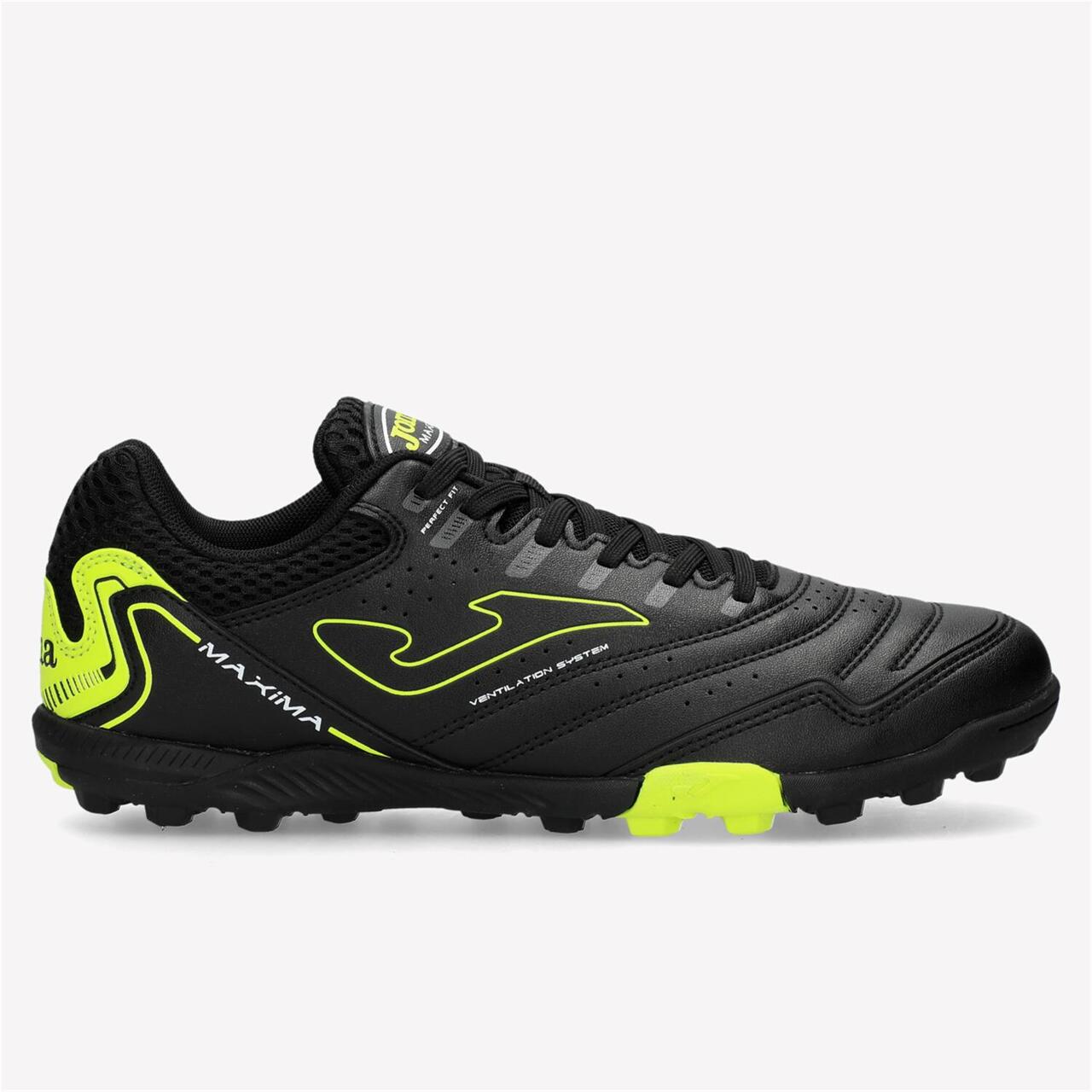 Joma Maxima Turf - Negro - Botas Fútbol Hombre | Sprinter