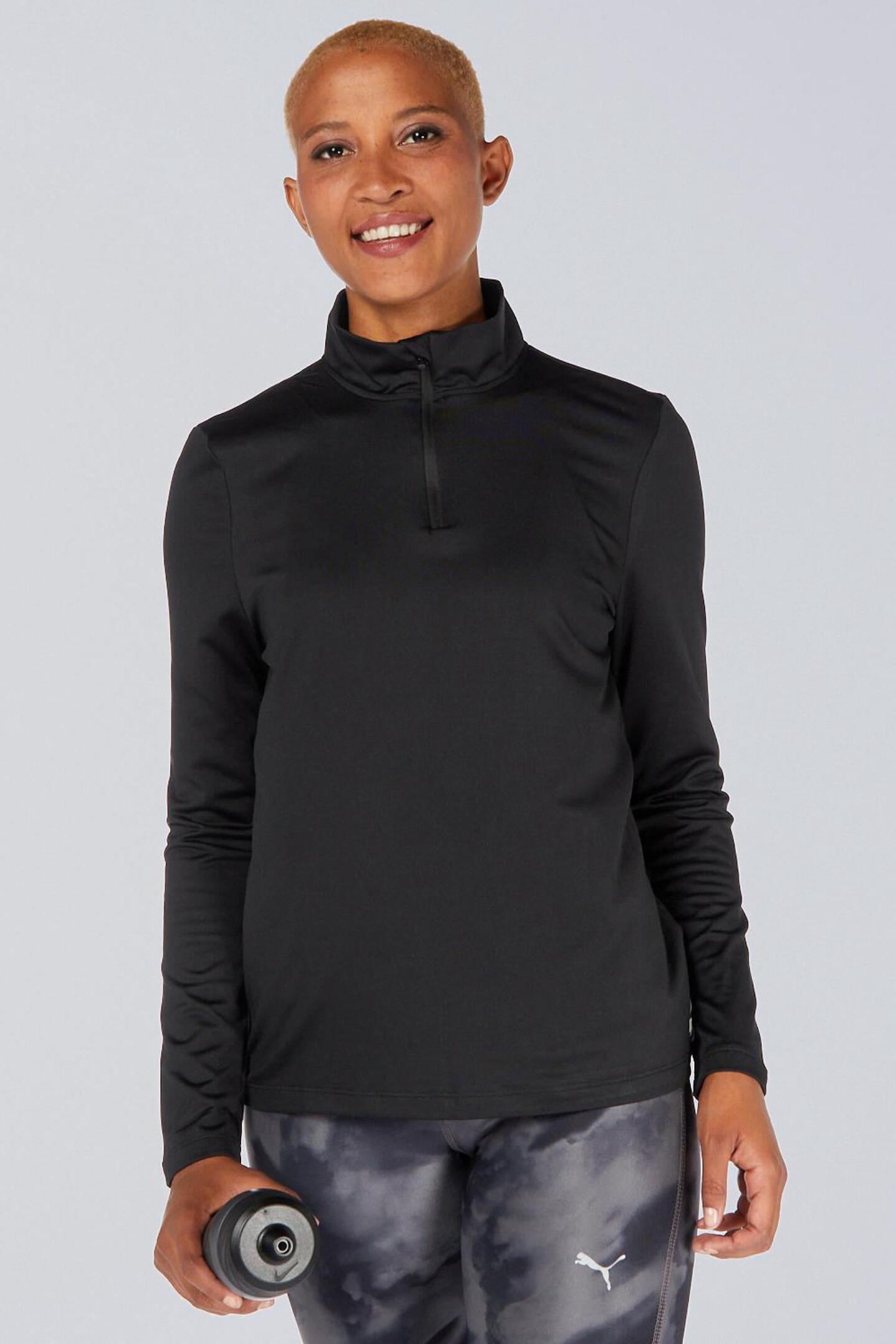 Ipso Basic - Negro - Sudadera Running Mujer | Sprinter