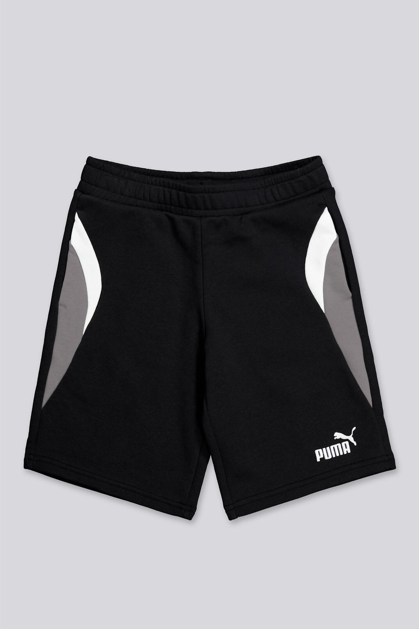 Puma Essentials Block - Preto - Calções Rapaz | Sport Zone