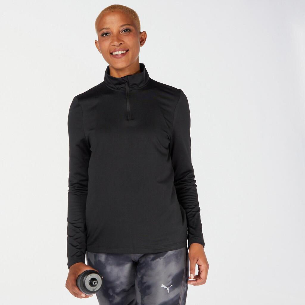 Ipso Basic - Negro - Sudadera Running Mujer | Sprinter