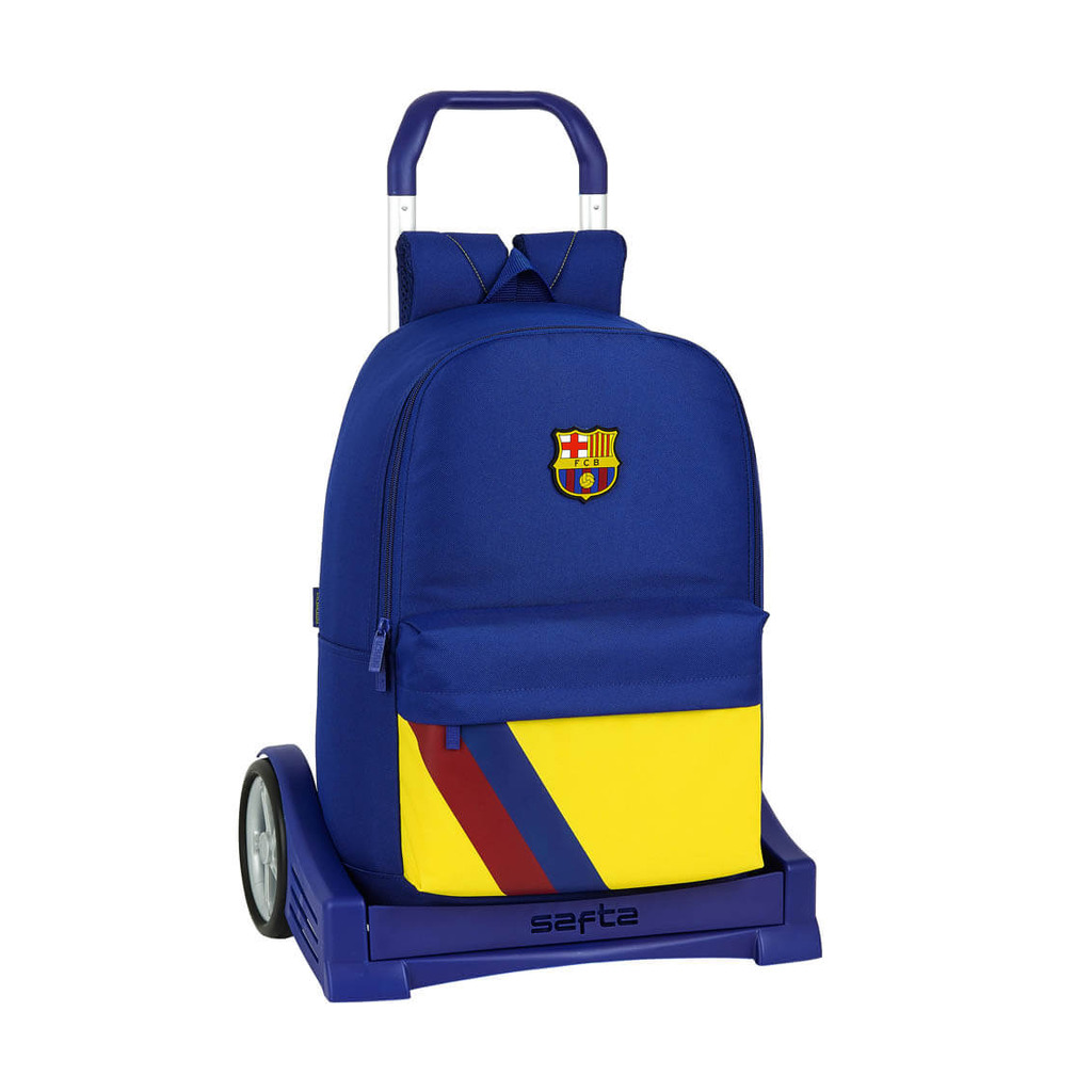 Mochila Fc Barcelona 2ª Equipación Con Carro Evolution - Multicolor ...