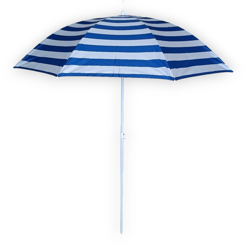 Sombrilla De Playa Pincho Benidorm Marinera 180cm - Azul/Blanco ...