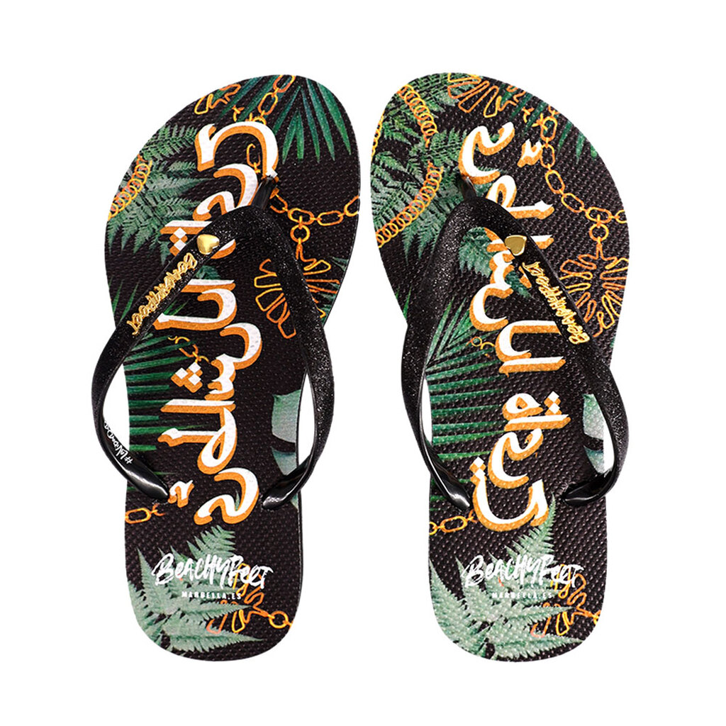 Chanclas Beachyfeet Modelo Playa Lujo - Verde - Chanclas De Playa ...