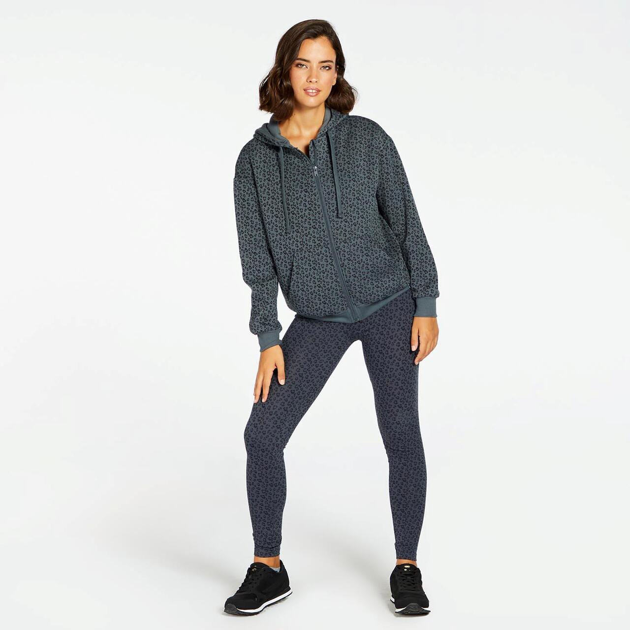 Up Basic - Gris - Sudadera Capucha Mujer | Sprinter