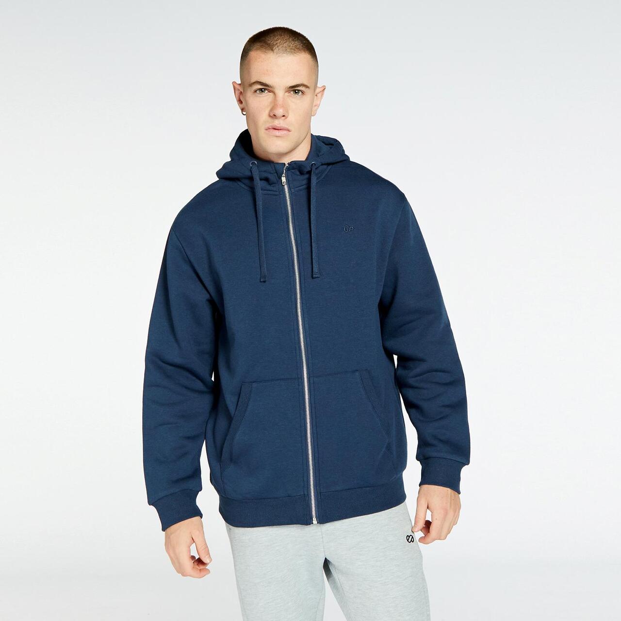 Up Basic - Gris - Sudadera Capucha Hombre | Sprinter