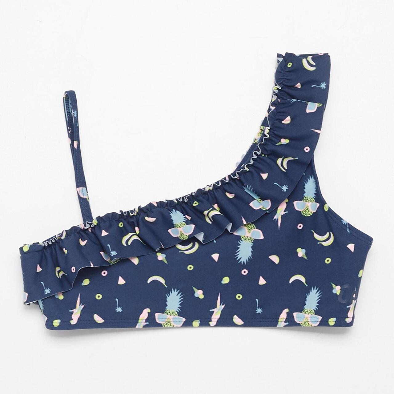 Top Bikini Up - Marino - Top Bikini Asimétrico Niña | Sprinter