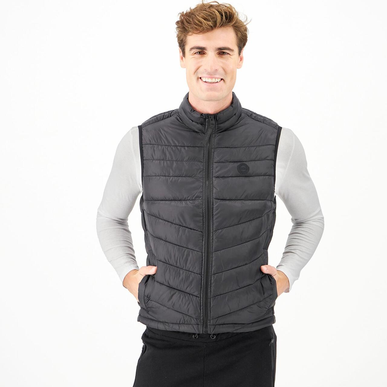 Jack & Jones Jjehero - Negro - Chaleco Hombre | Sprinter