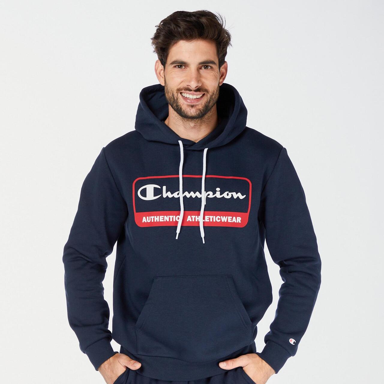 Champion Box - Verde - Sudadera Capucha Hombre | Sprinter