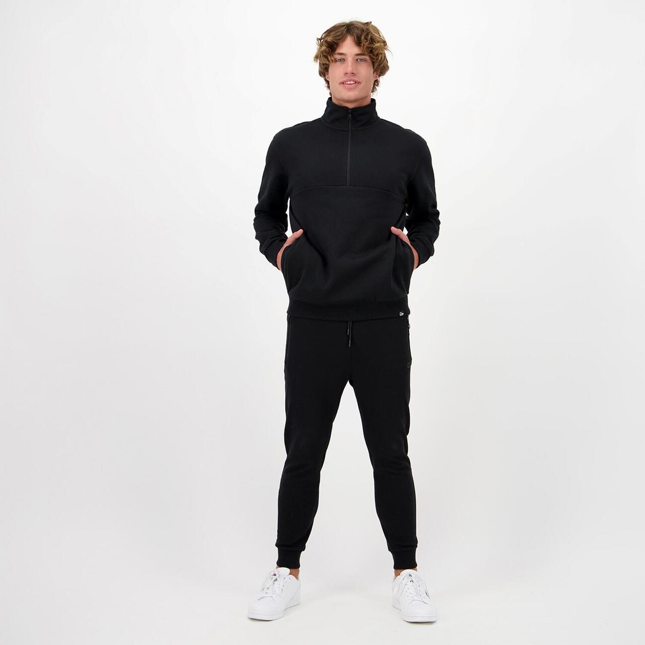 Up Basic - Negro - Sudadera Cremallera Hombre | Sprinter