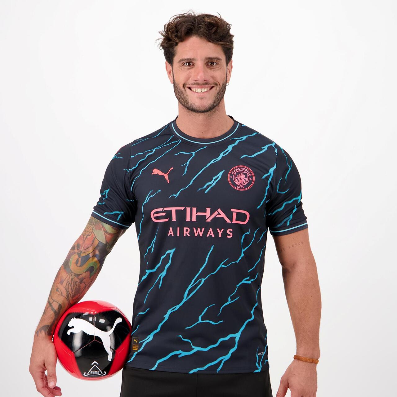 Puma Man - Marino - Camiseta Fútbol Hombre | Sprinter