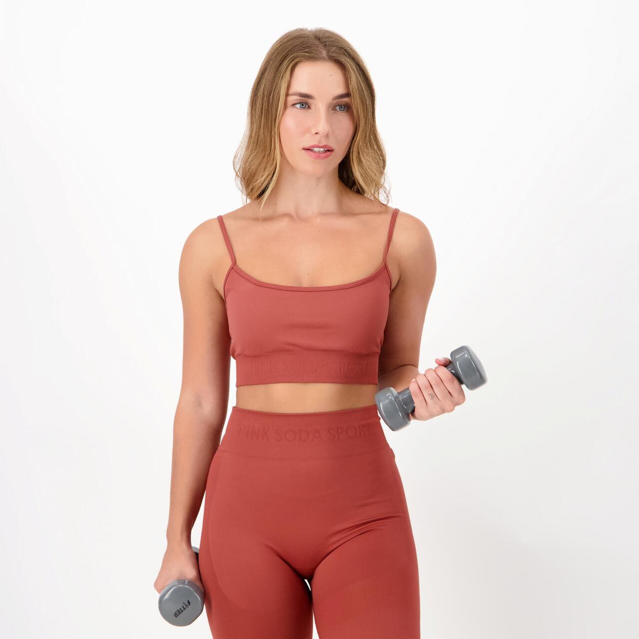 Pink Soda Logo - Rojo - Top Deportivo Mujer | Sprinter