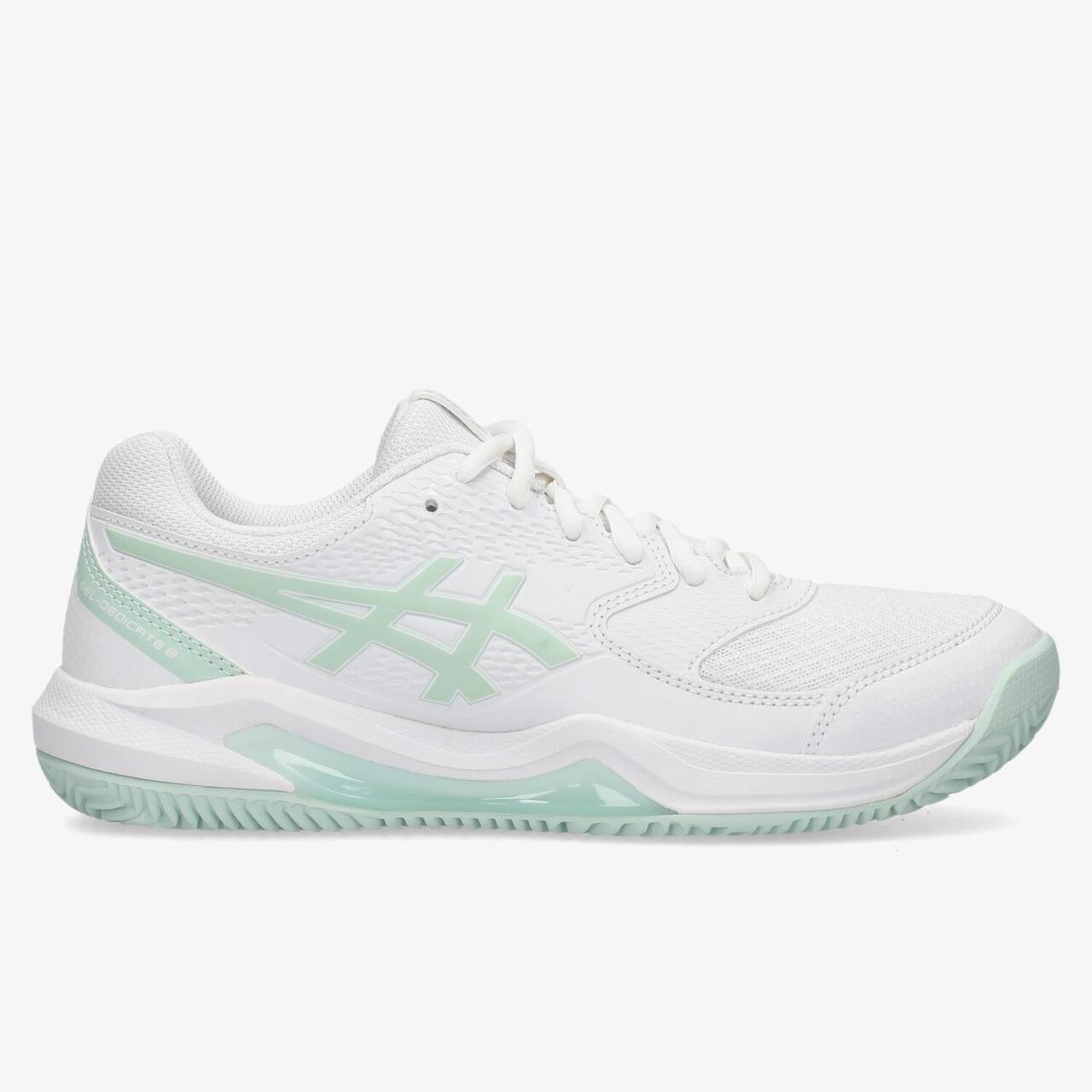 Asics Gel Delicate 8 Clay - Blanco - Zapatillas Tenis Mujer | Sprinter