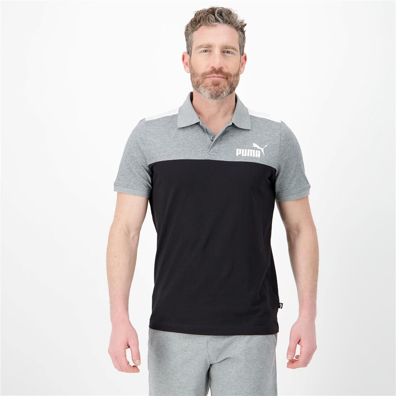 Puma Block - Verde - Polo Hombre | Sprinter