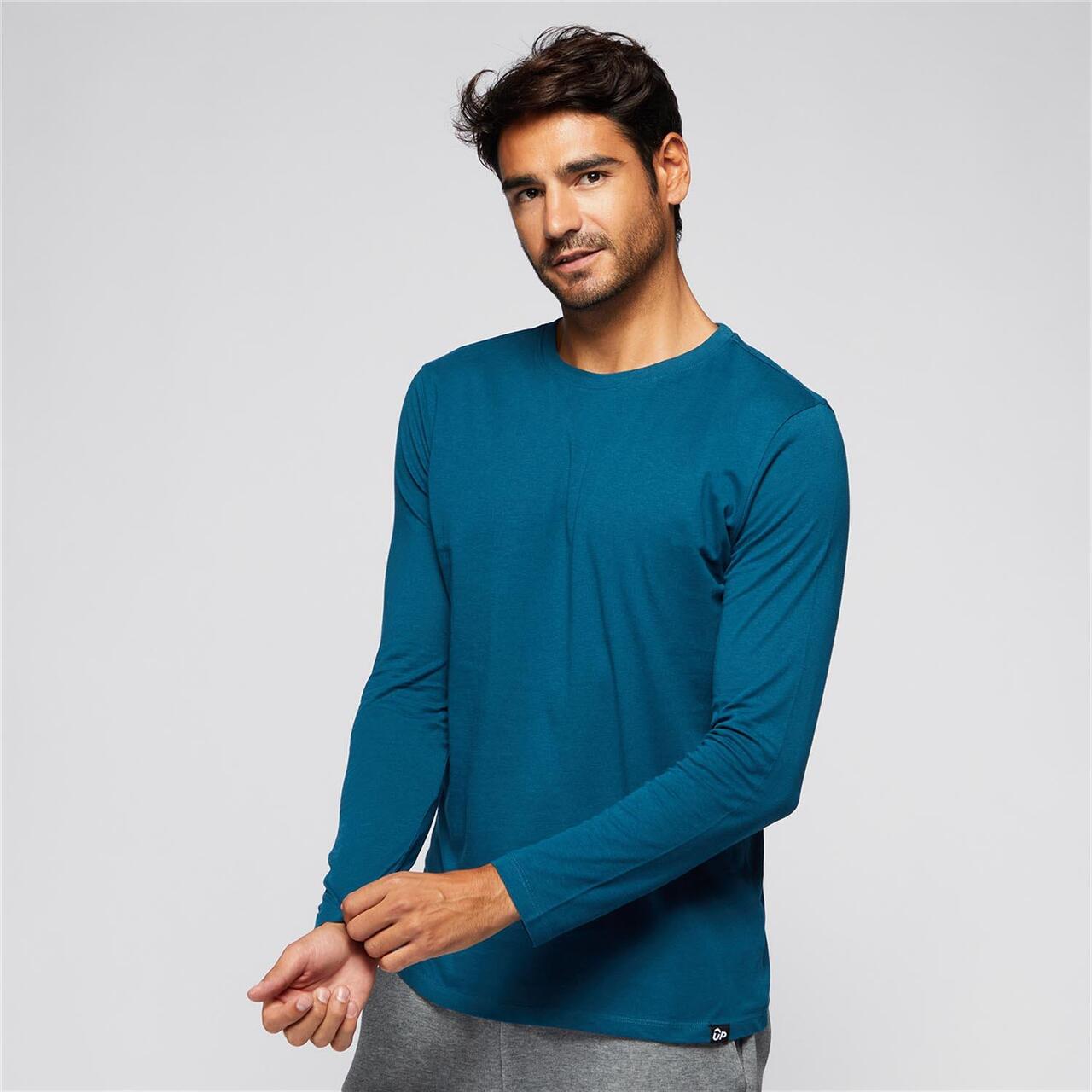 Up Basic - Marino - Camiseta Manga Larga Hombre | Sprinter