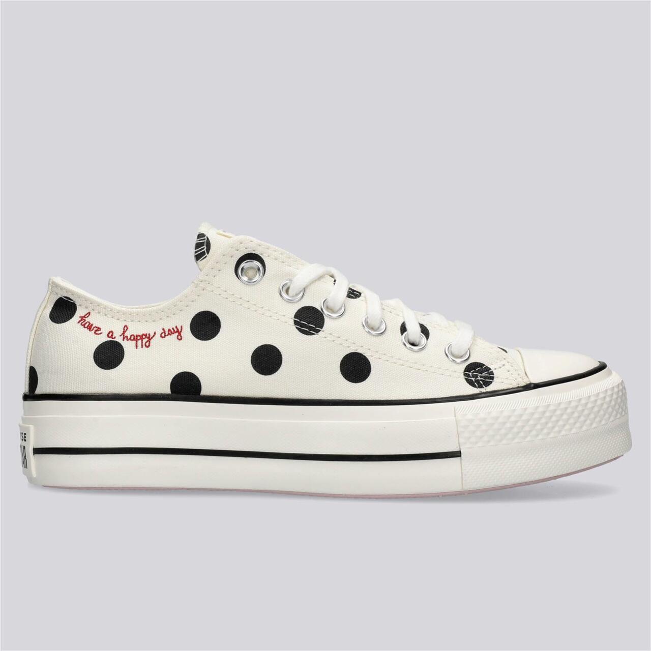 Converse Chuck Taylor All Star - Negro - Zapatillas Plataforma Mujer ...