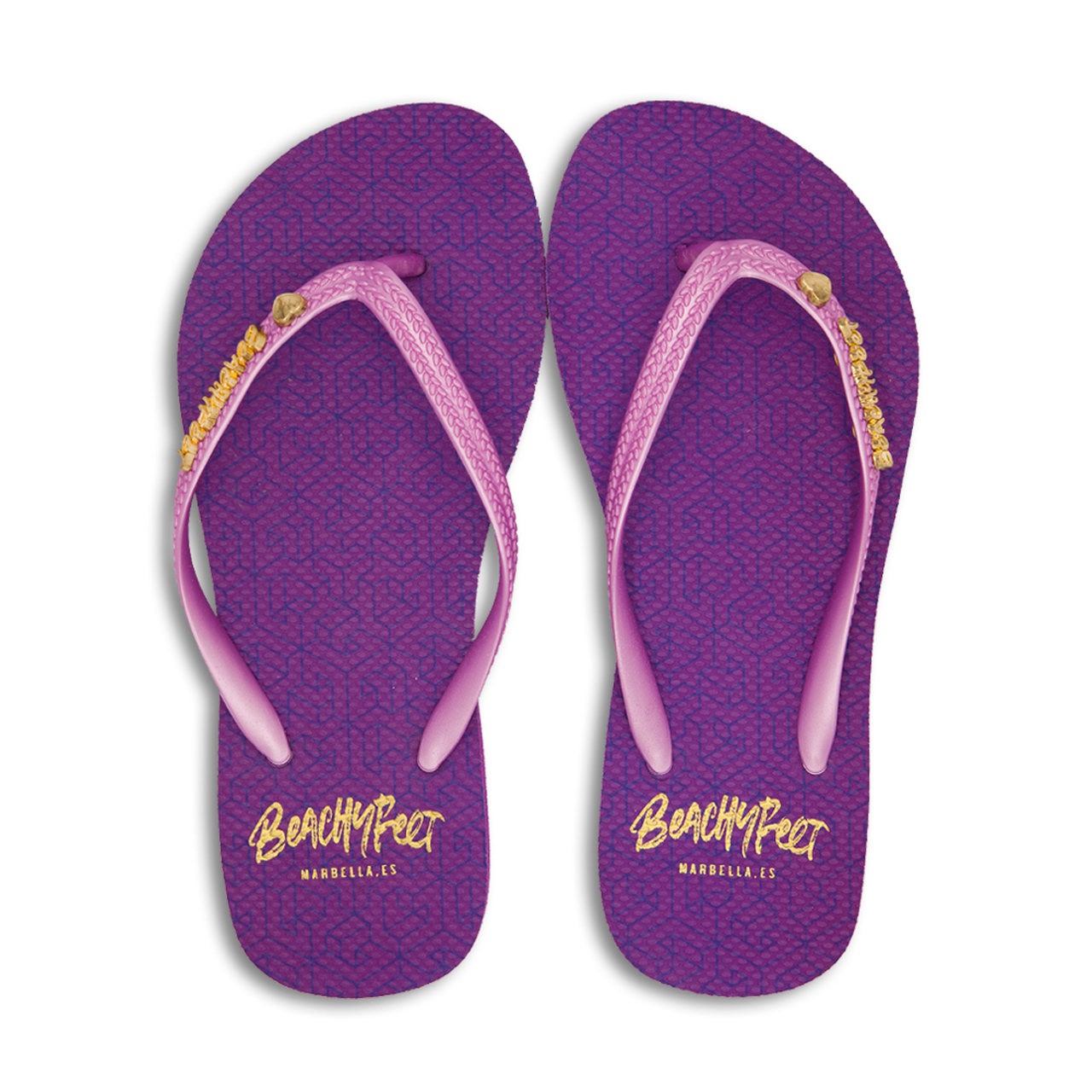 Chanclas Beachyfeet Modelo Pasion Purpura - Púrpura - Chanclas De Playa ...