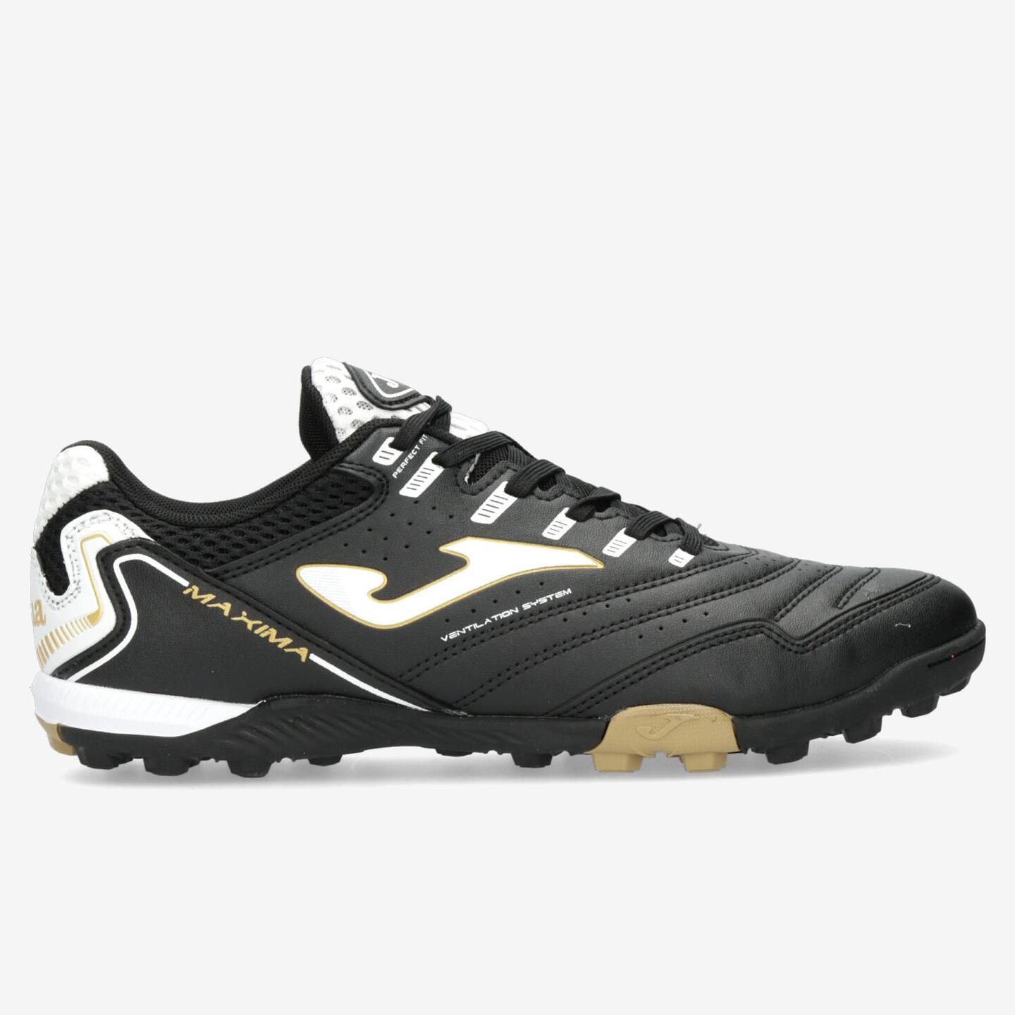 Joma Maxima - Preto - Chuteiras Turf Adulto | Sport Zone