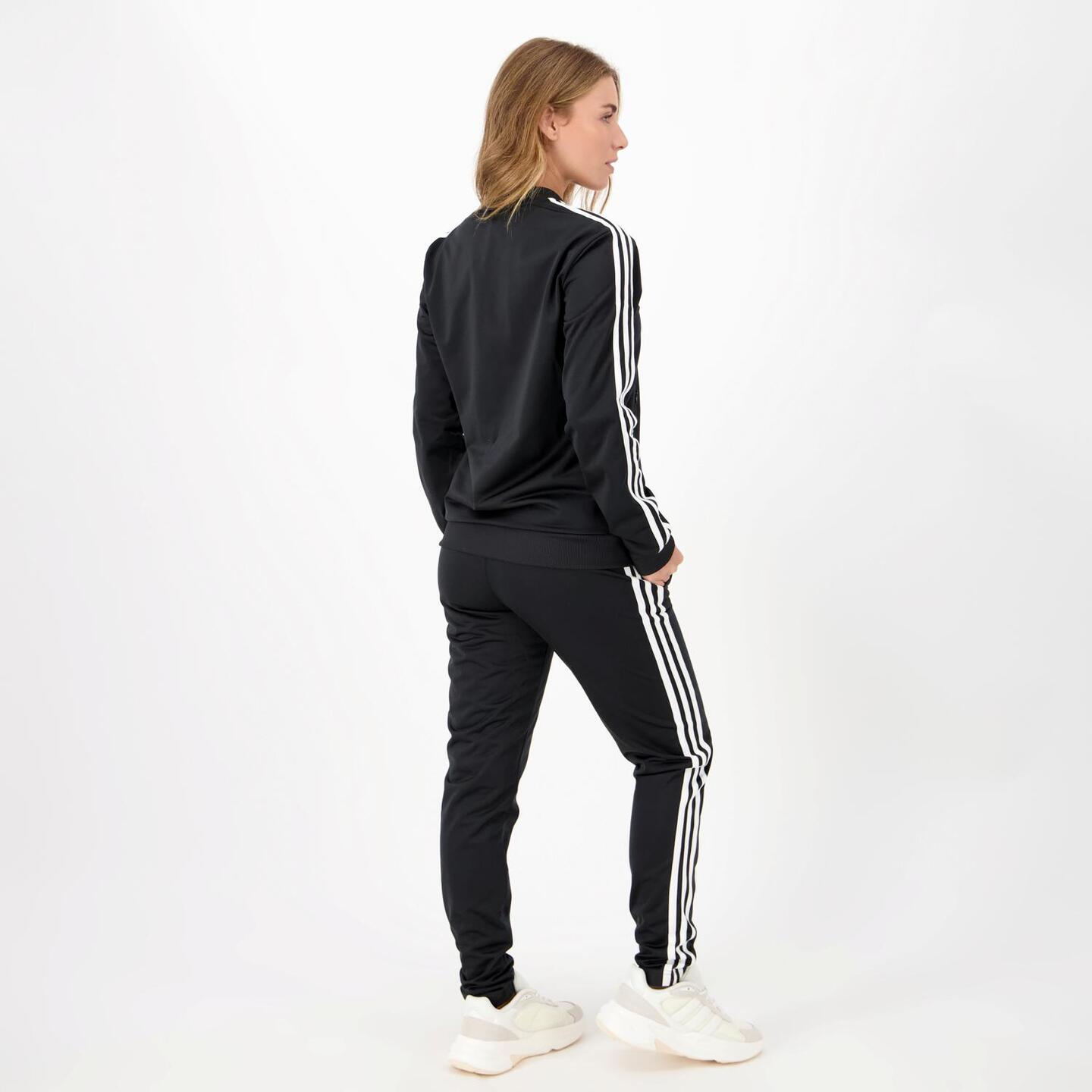Adidas 3 Stripes Zwart Trainingspak Dames Sprintersports