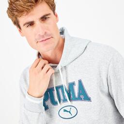 Puma Squad - Gris - Sudadera Capucha Hombre | Sprinter