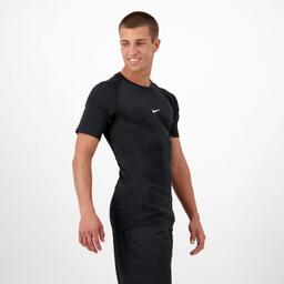 Nike Pro - Negro - Camiseta Compresión Hombre | Sprinter