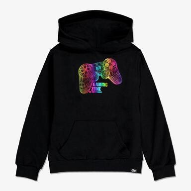 Up Basic - Negro - Sudadera Capucha Niño | Sprinter