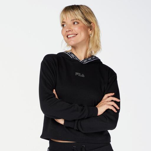 Fila Kunzy - Negro - Sudadera Capucha Mujer | Sprinter
