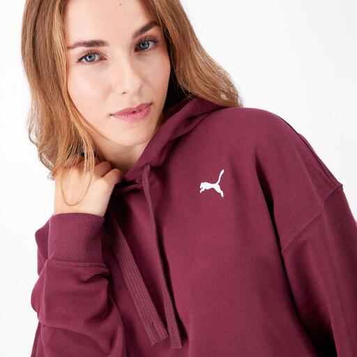 Puma Her - Rojo - Sudadera Capucha Mujer | Sprinter