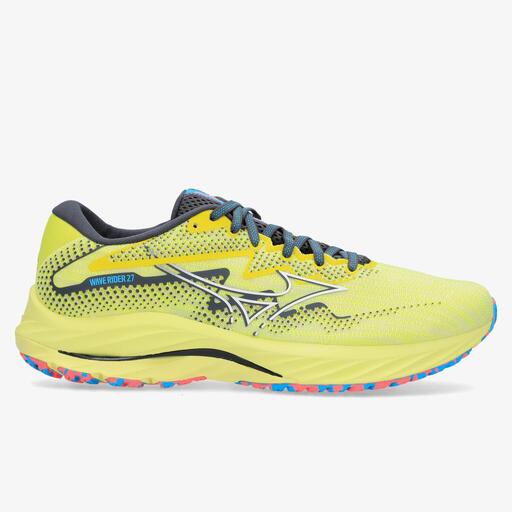 Mizuno Wave Rider 27 - Amarillo - Zapatillas Running Hombre | Sprinter