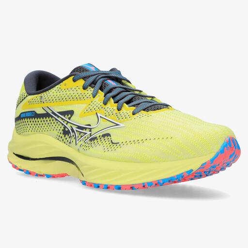 Mizuno Wave Rider 27 - Amarillo - Zapatillas Running Hombre | Sprinter