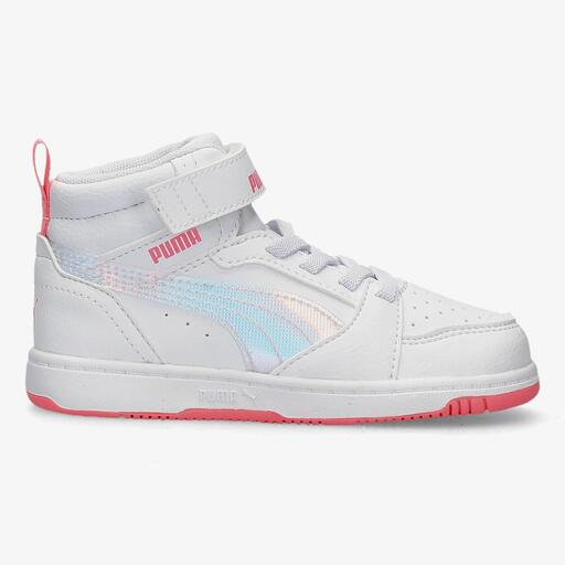 Puma Rebound V6 - Blanco - Zapatillas Niña | Sprinter