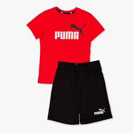 Conjunto Puma - Vermelho - Conjunto Rapaz | Sport Zone
