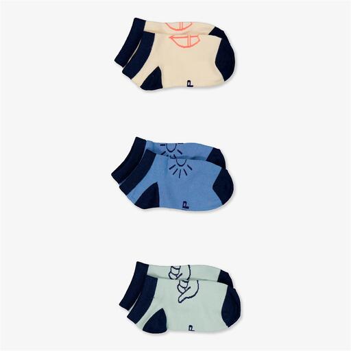 Meias Up - Azul - Meias Invisíveis Menino | Sport Zone