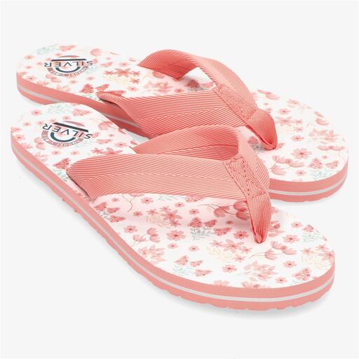 Silver Paloma - Coral - Chanclas Playa Dedo Mujer | Sprinter
