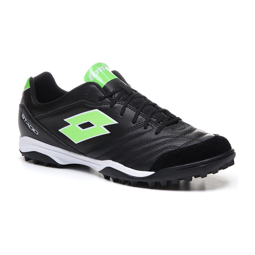 Botas De Fútbol Lotto Stadio 300 Ii Tf - Negro/Verde | Sprinter MKP
