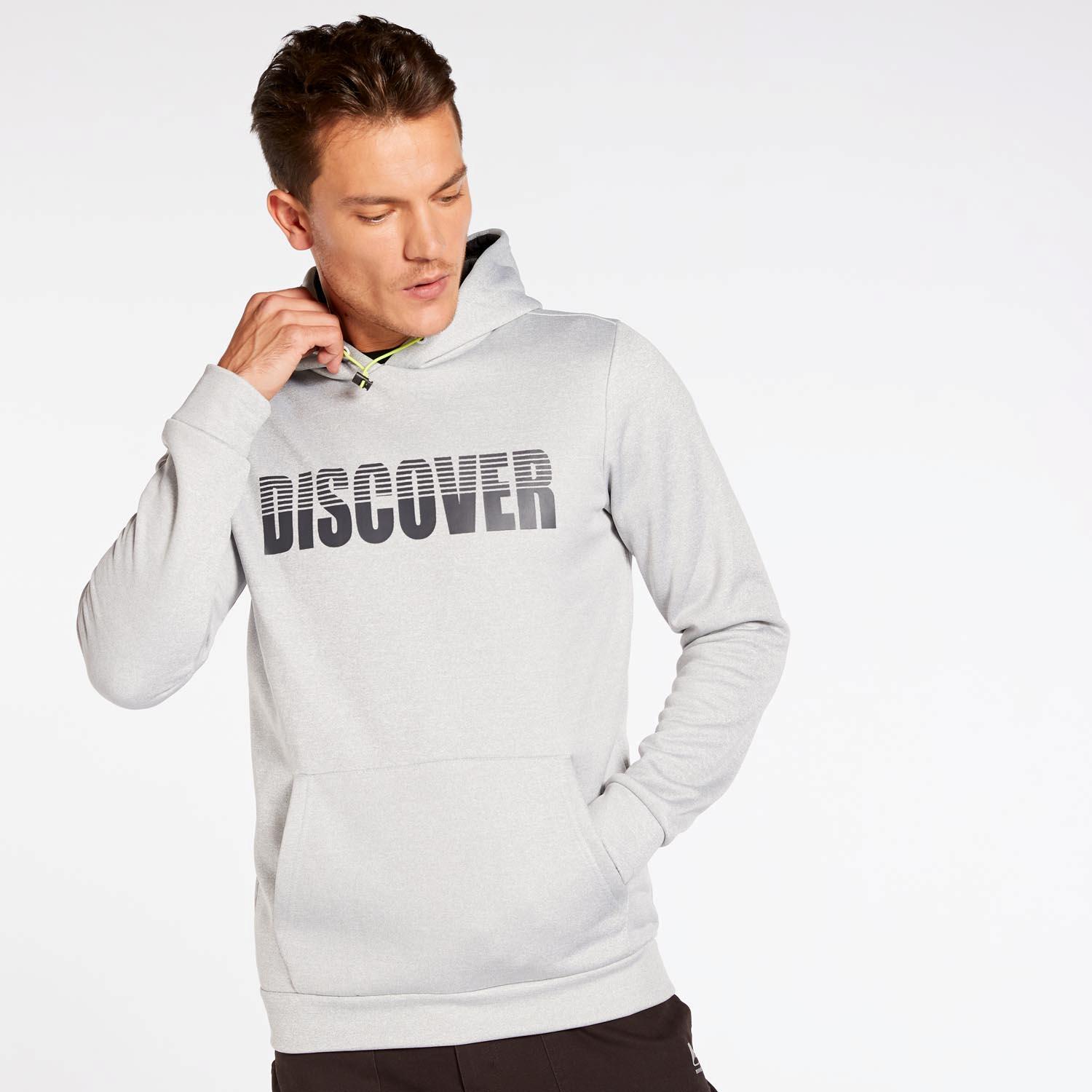 Sudadera Montaña Boriken - Gris - Sudadera Capucha Hombre | Sprinter