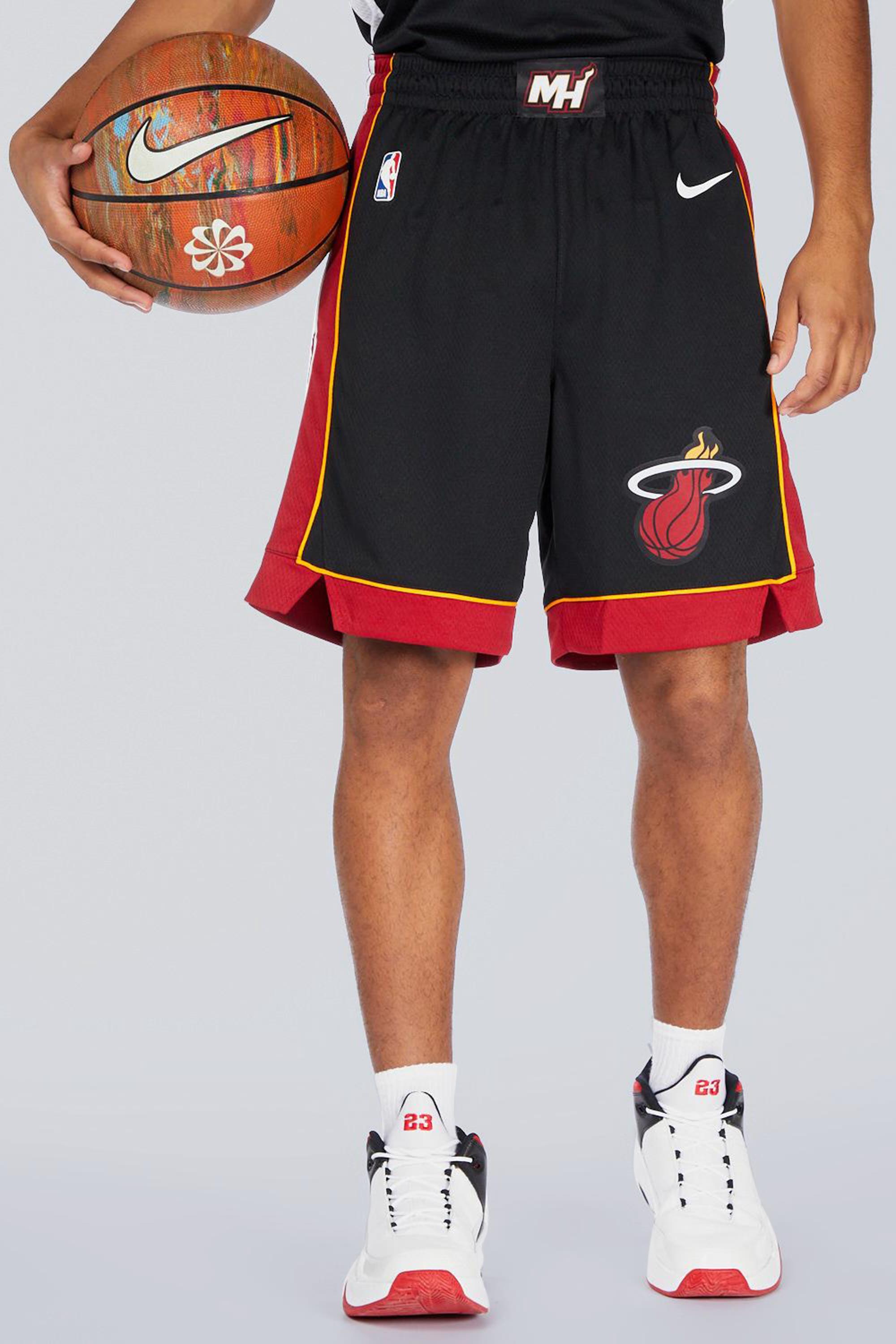 Nike Miami Heat - Preto - Calções Basquetebol Homem | Sport Zone