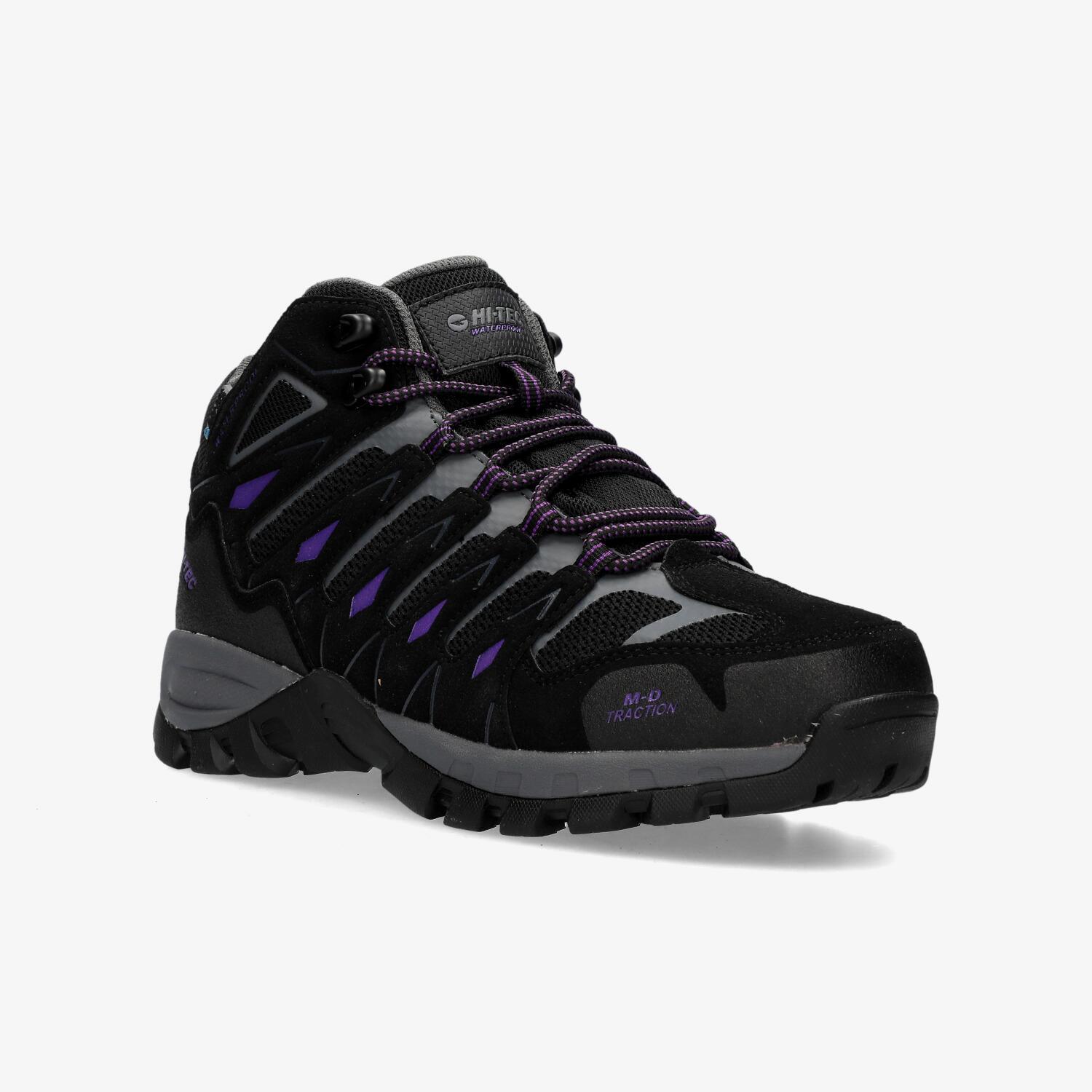 Hi-Tec Corzo Mid WP Zwart Wandelschoenen Dames - Schoenen.nl