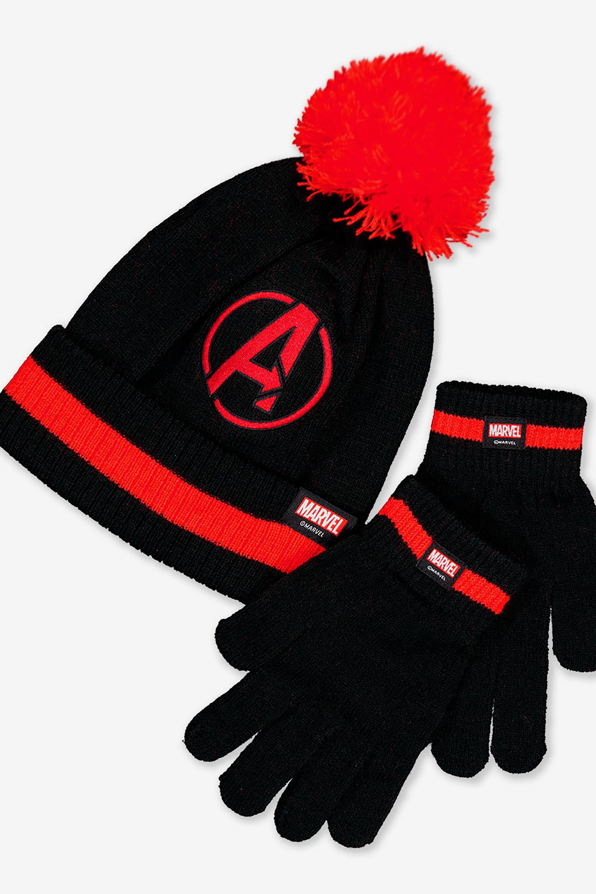Gorro + Guantes Vengadores - Negro - Complementos Niños Marvel | Sprinter