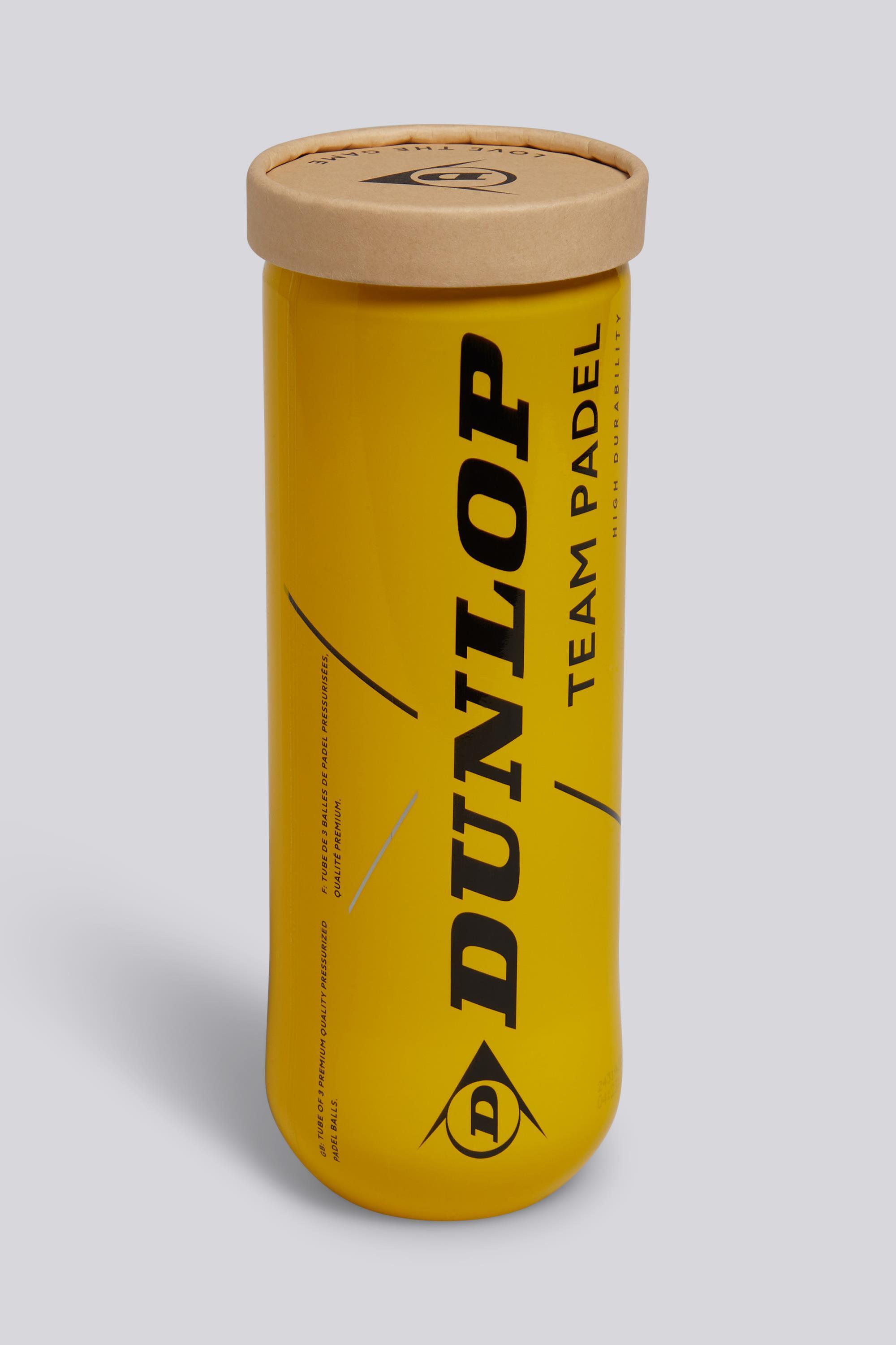 Dunlop Team Padel - Amarillo - Bote 3 Pelotas Pádel | Sprinter