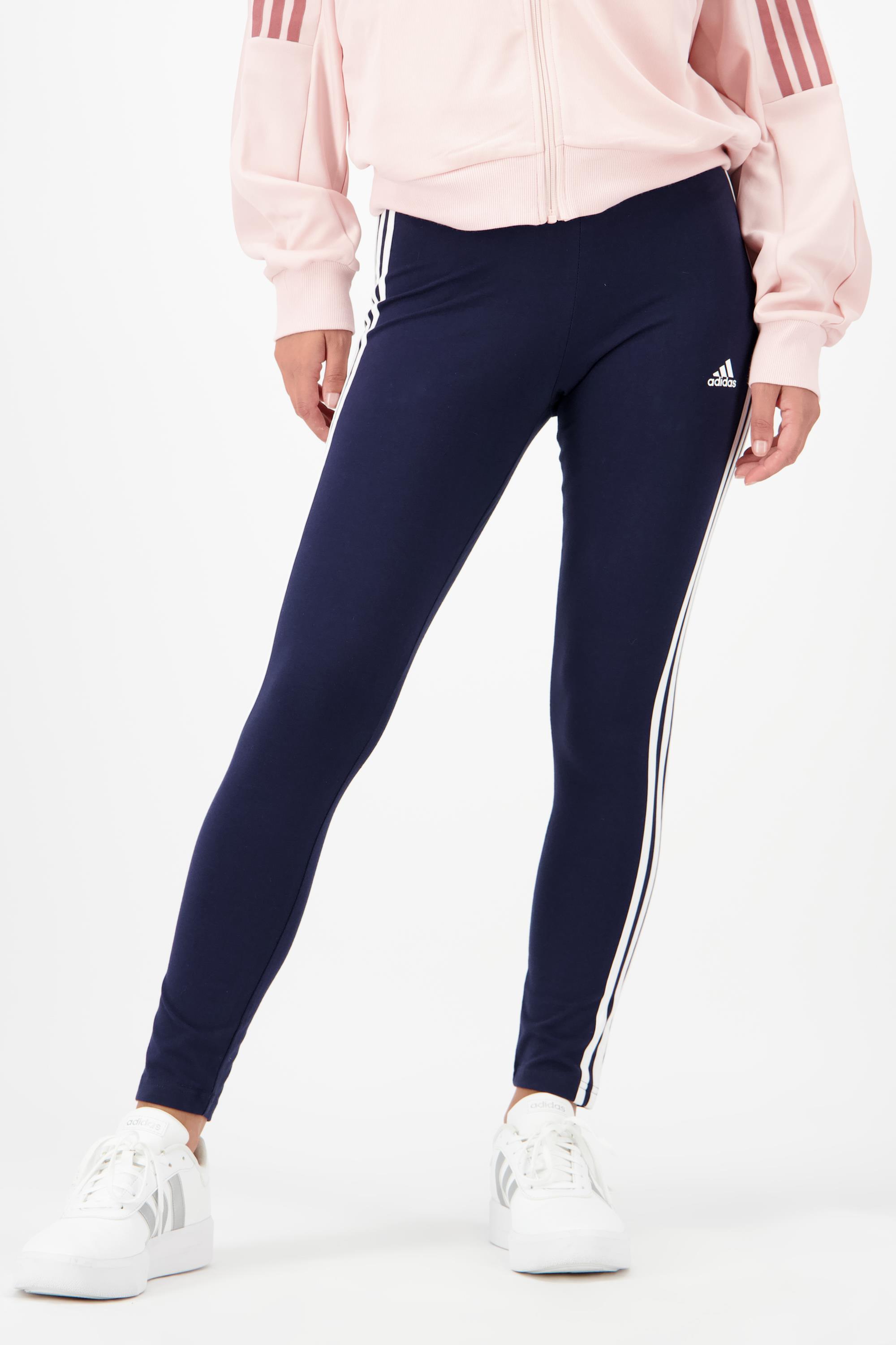 adidas 3S - Azul - Mallas Cintura Alta Mujer | Sprinter