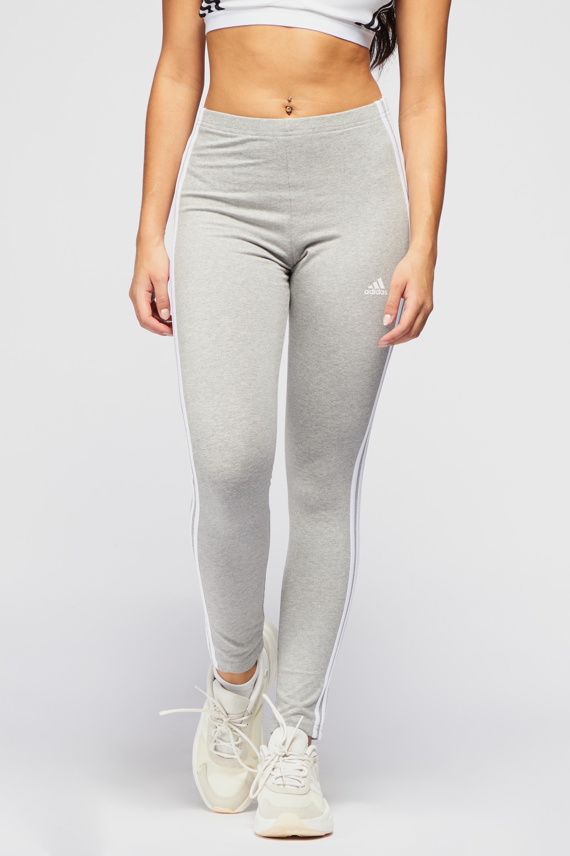 adidas 3S - Gris - Mallas Cintura Alta Mujer | Sprinter