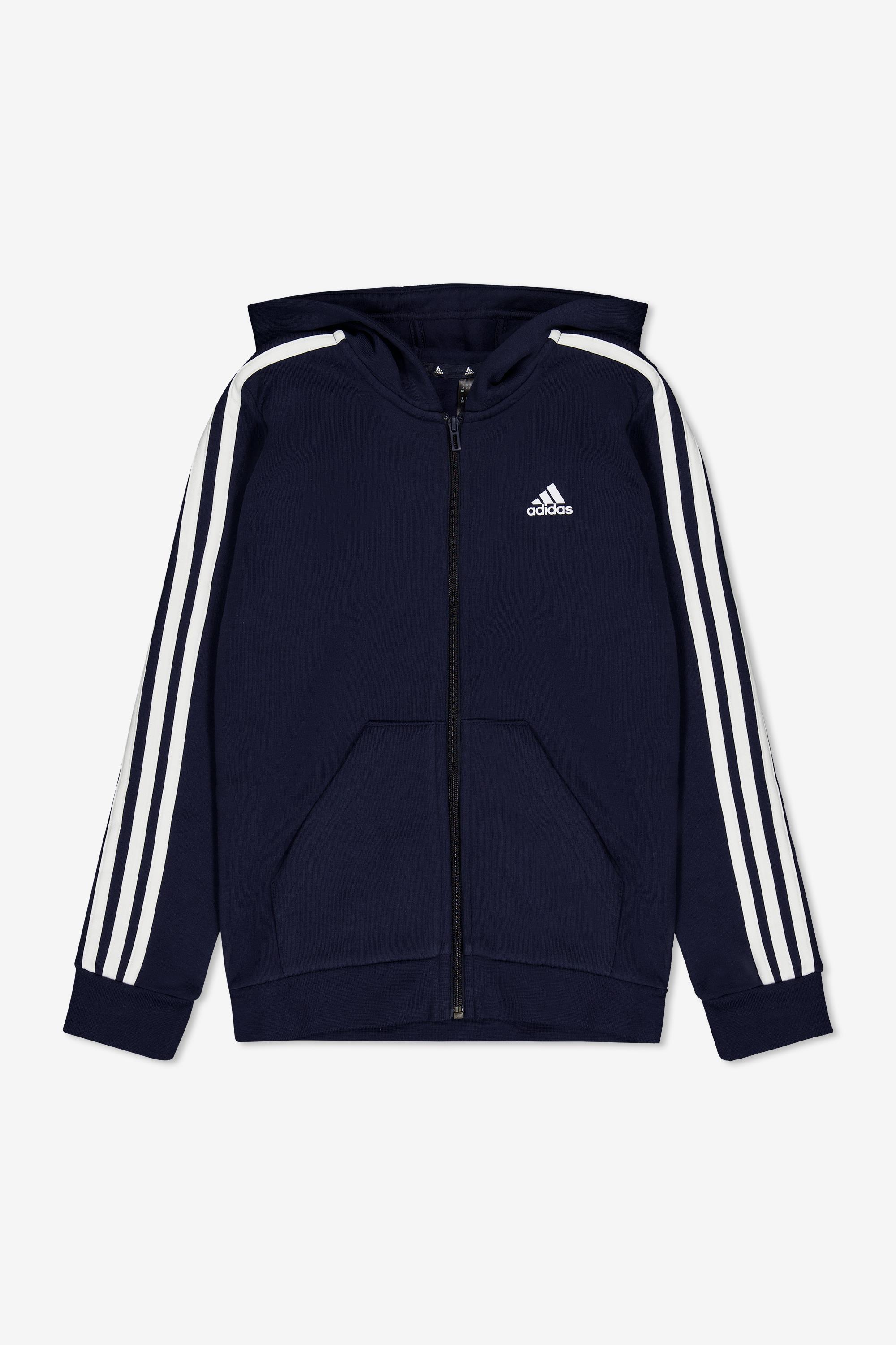 adidas 3S - Negro - Sudadera Cremallera Niño | Sprinter