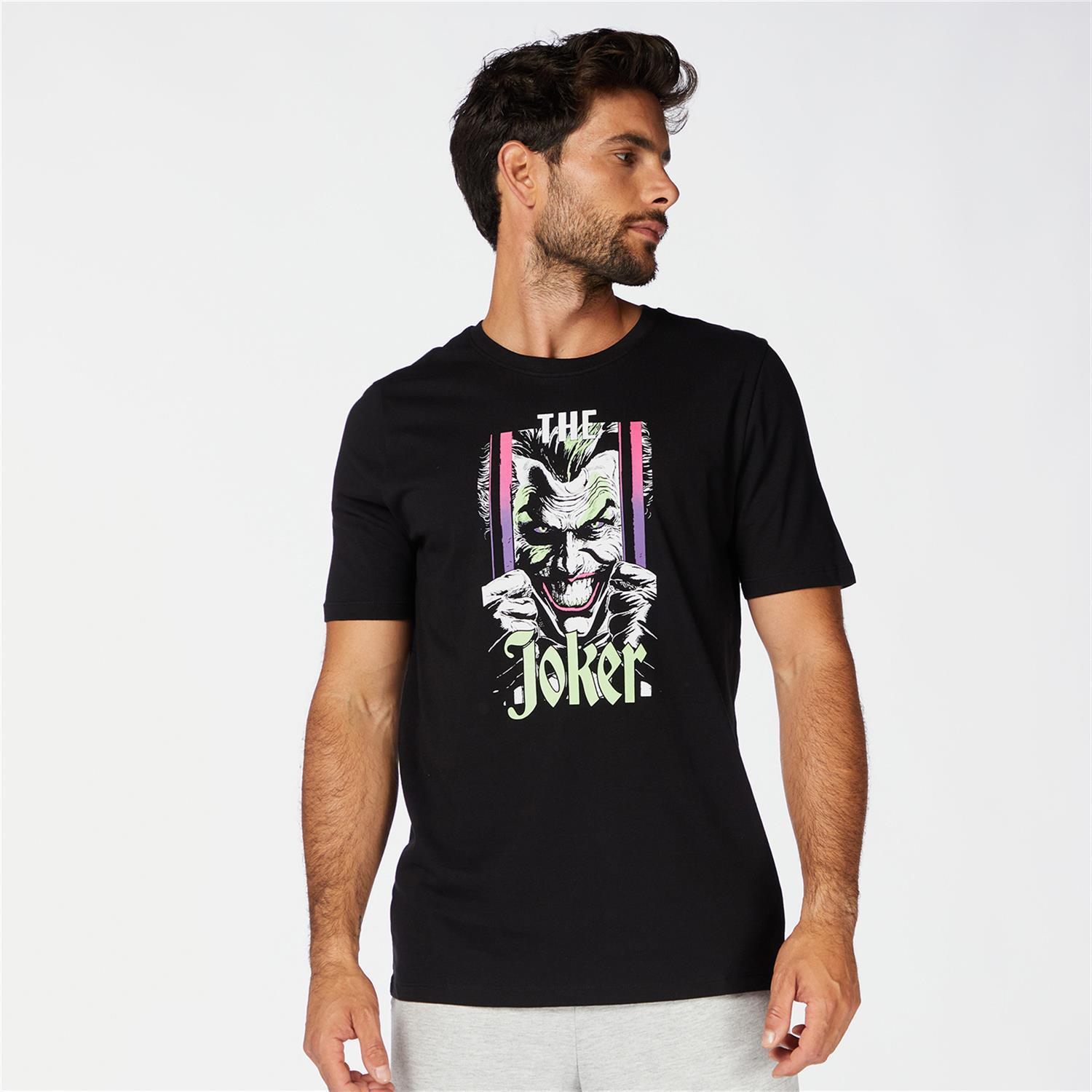 Camiseta Algodón Joker - Negro - Camiseta Hombre DC Comics | Sprinter