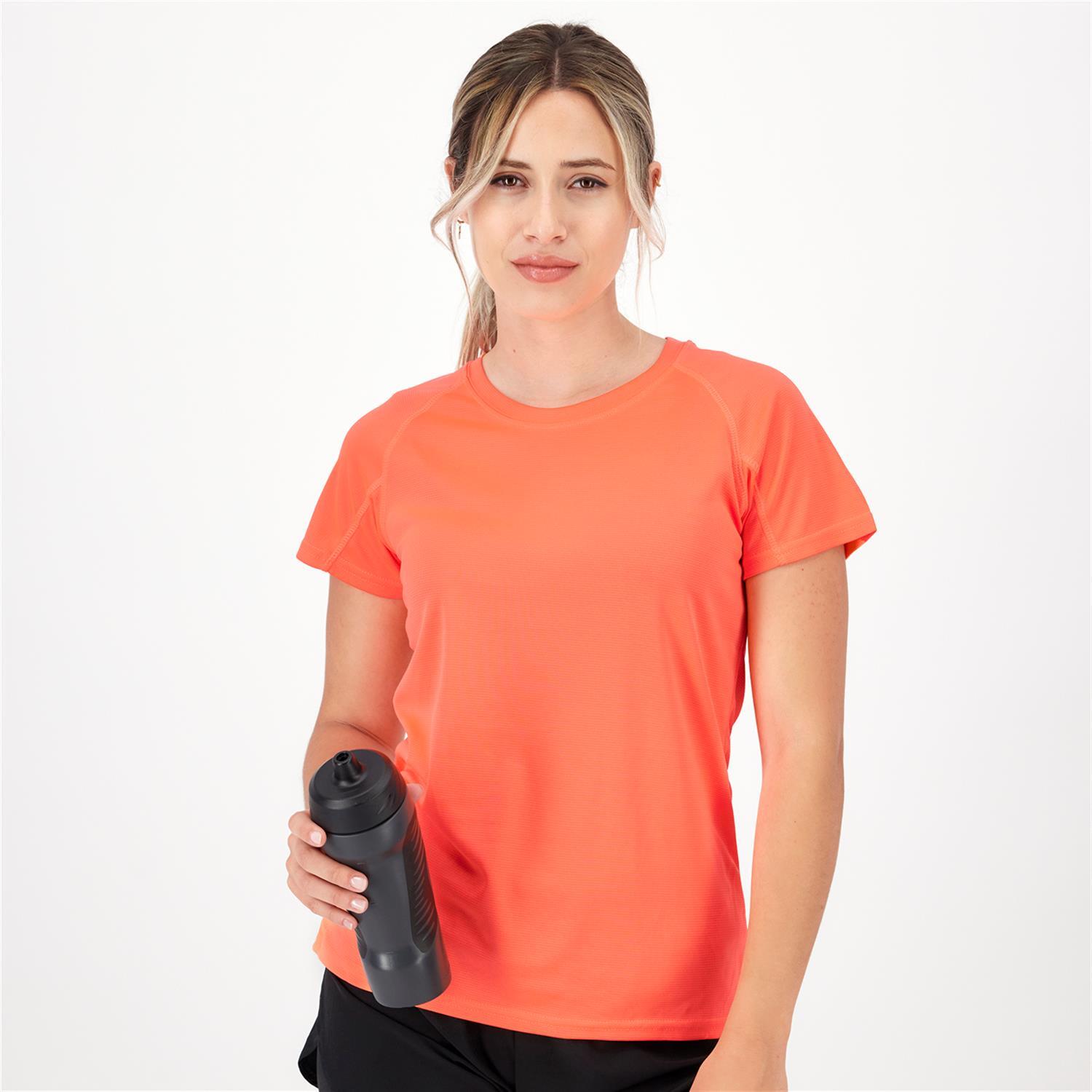 Roly Bahrain - Coral - Camiseta Running Mujer | Sprinter