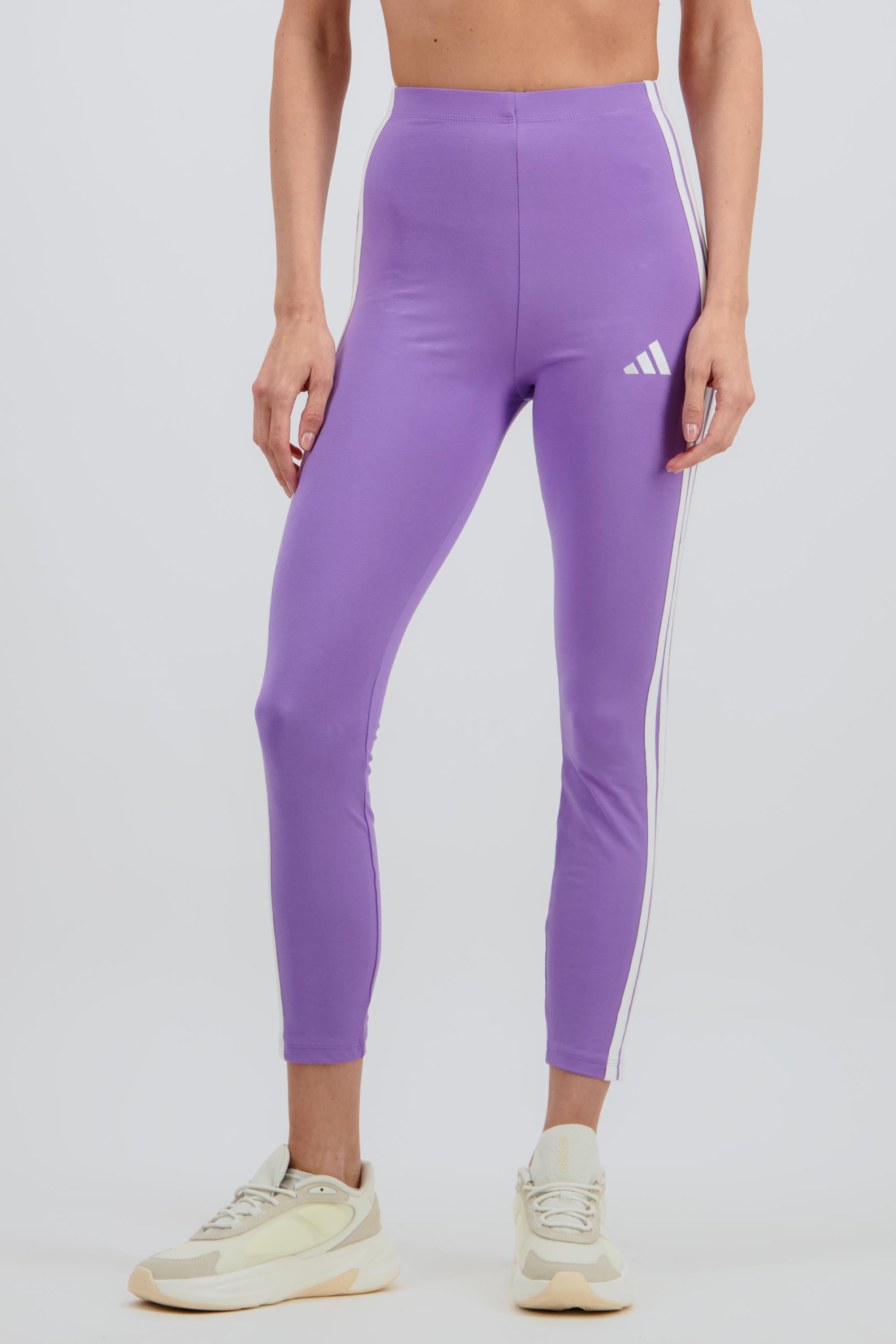 adidas 3S - Morado - Leggings Largos Mujer | Sprinter