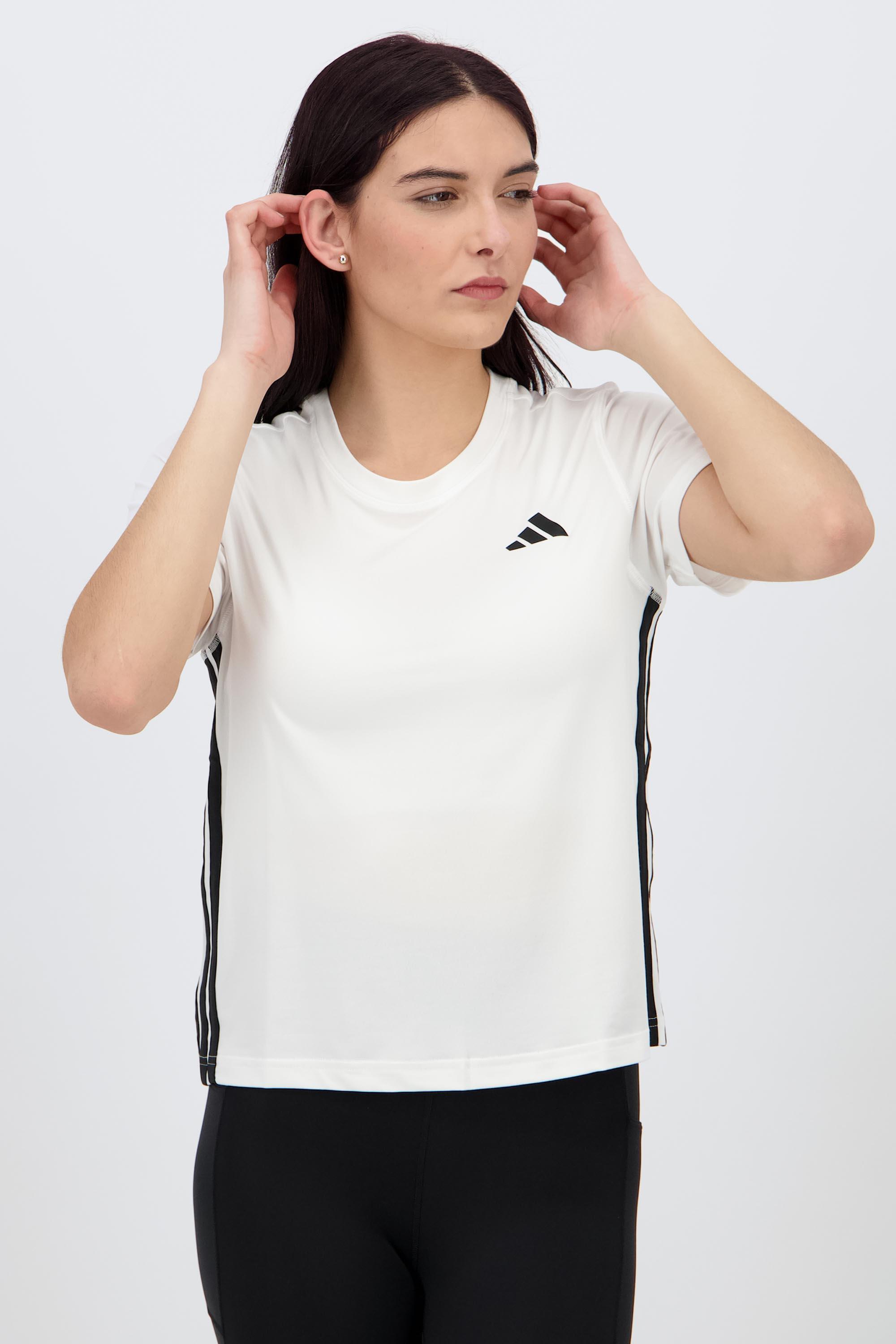 adidas 3S - Blanco - Camiseta Running Mujer | Sprinter