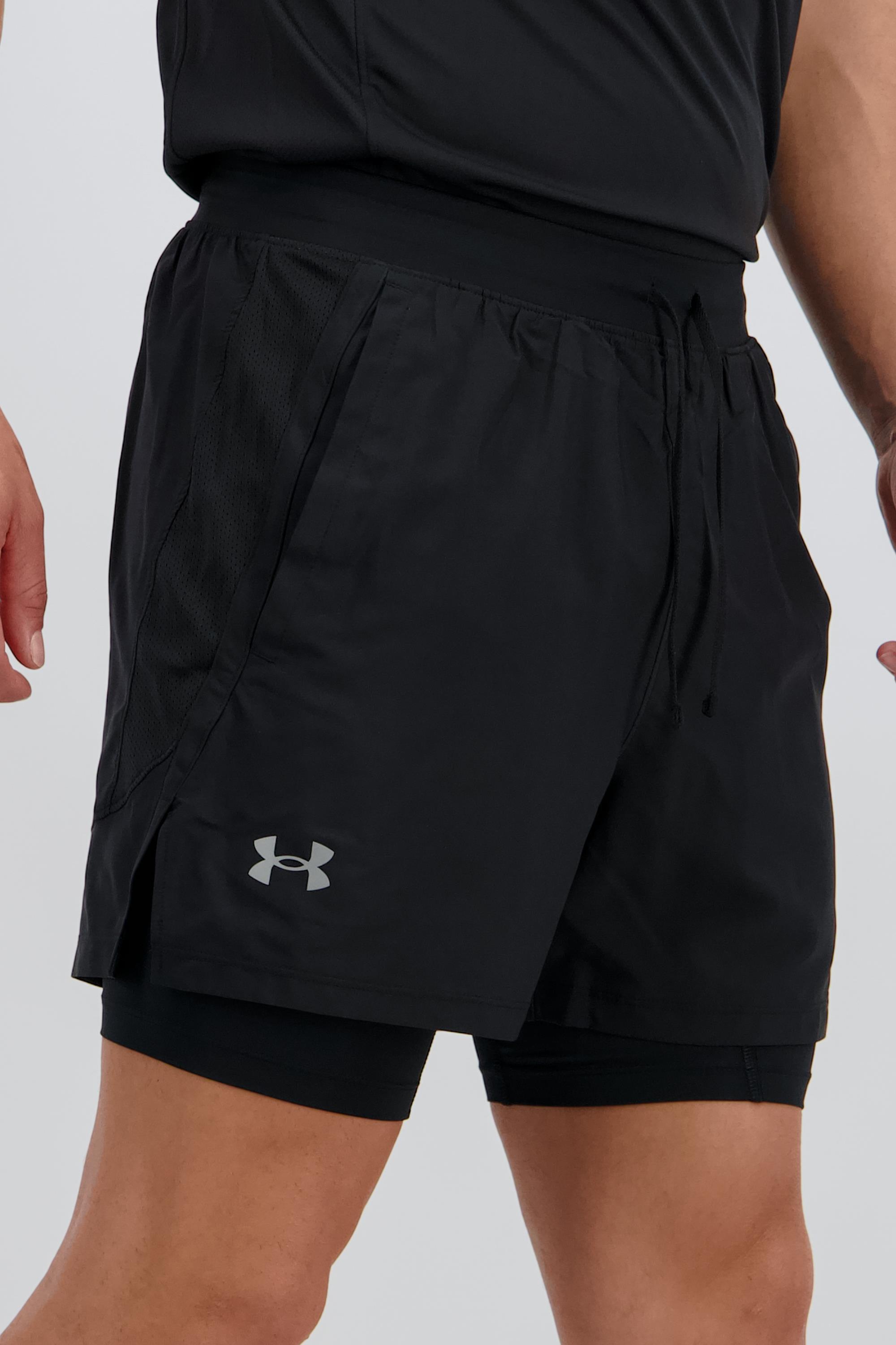 Calções Under Armour - Preto - Calções 2 em 1 Homem | Sport Zone